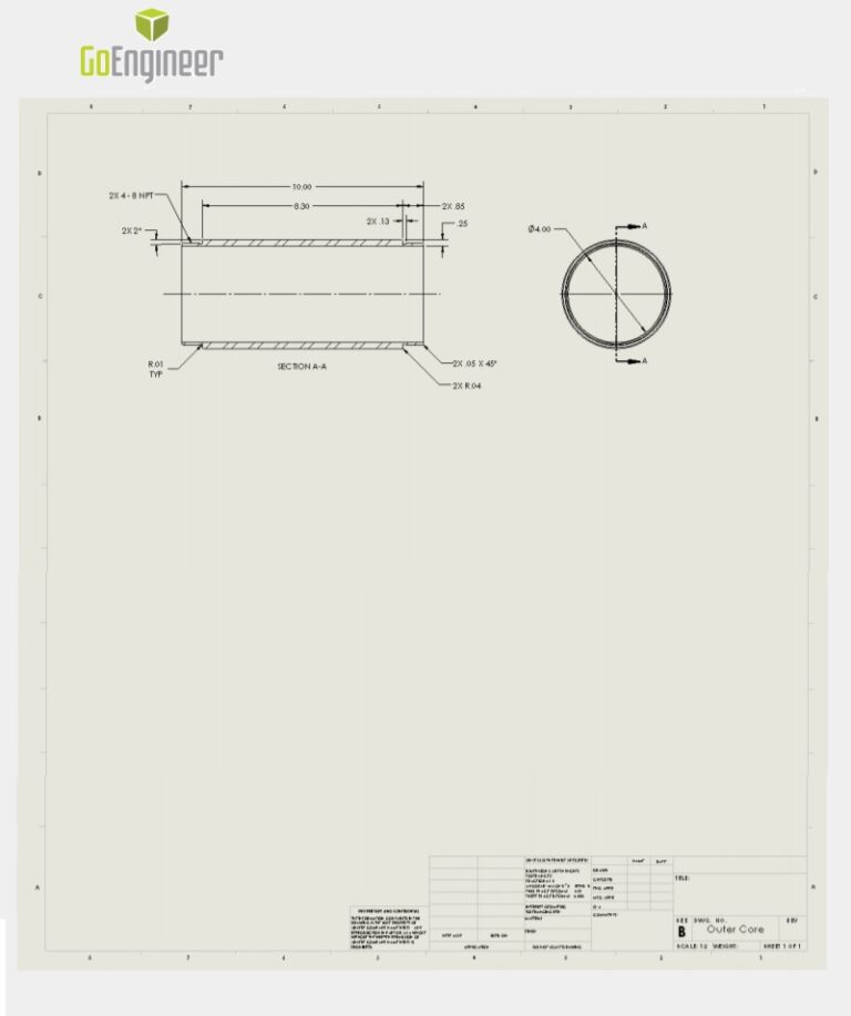 Engineering Drawing Sheet Template | Free Sheet Templates