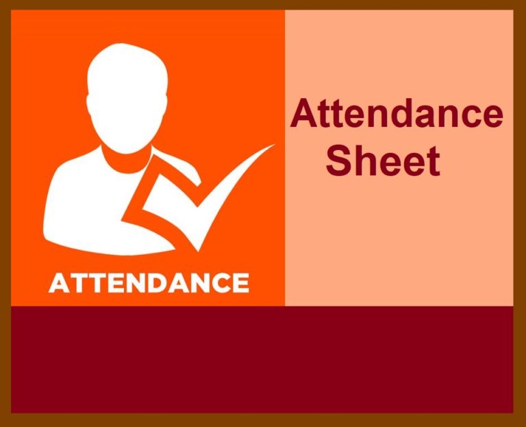 attendancesheet | Free Sheet Templates