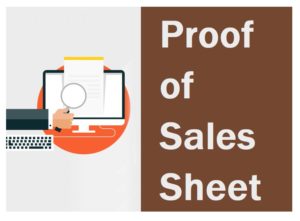 proofofsalessheet | Free Sheet Templates