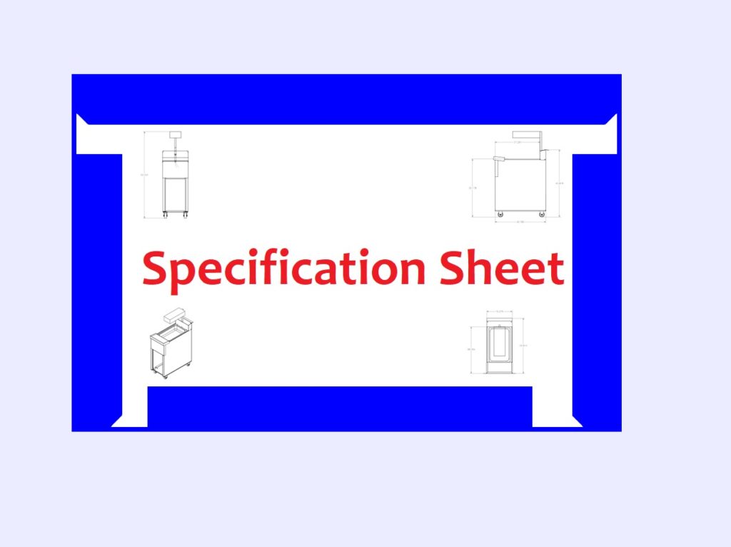 specificationsheet | Free Sheet Templates
